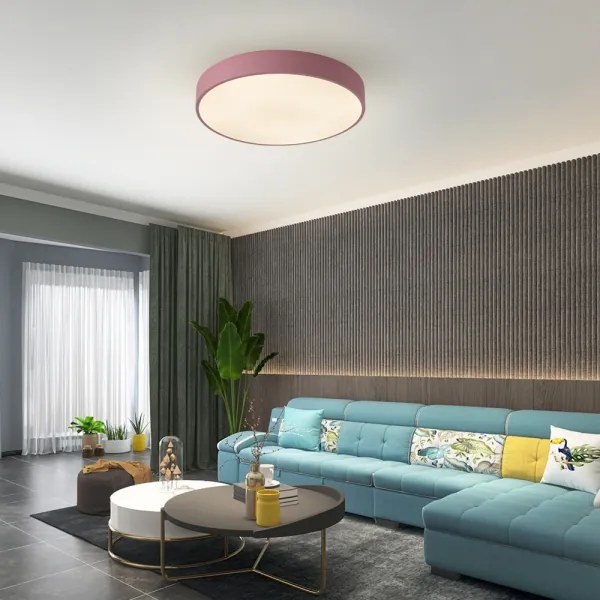 Brilagi - LED Stropní svítidlo POOL LED/60W/230V 3000/4000/6000K 50 cm růžová