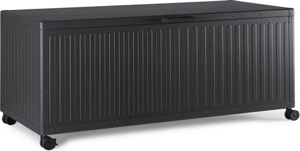 BIZZOTTO Zahradní úložný box OCEAN antracit 182x89 cm 0663971