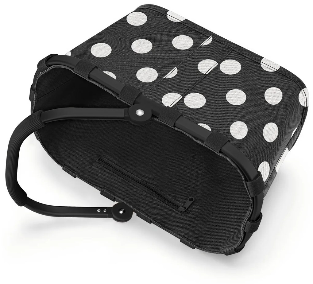 Nákupní košík Reisenthel Carrybag XS Frame Dots white