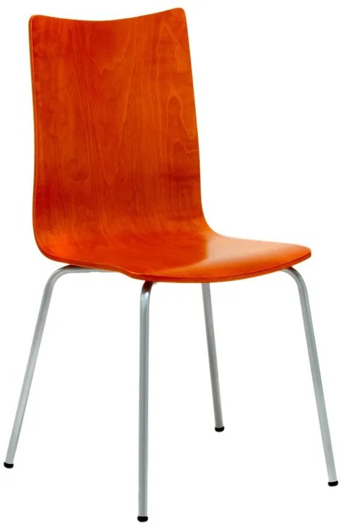 Jídelní židle RITA třešeň/hliník