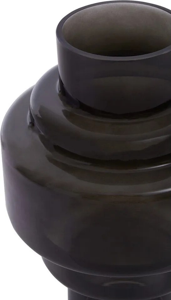 Černá skleněná váza (výška 30 cm) Cayden – Premier Housewares