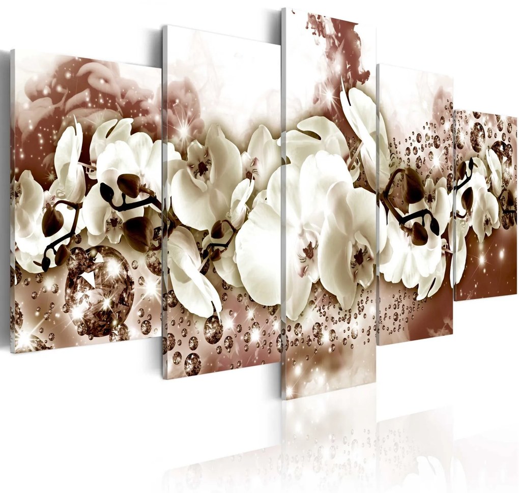 Obraz - Chocolate Orchid 100x50