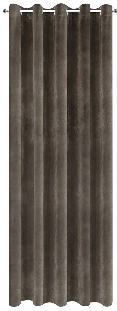 ZATEMŇOVACÍ ZÁVĚS NA KROUŽCÍCH VILLA 140X250 CM GRAFITOVÁ