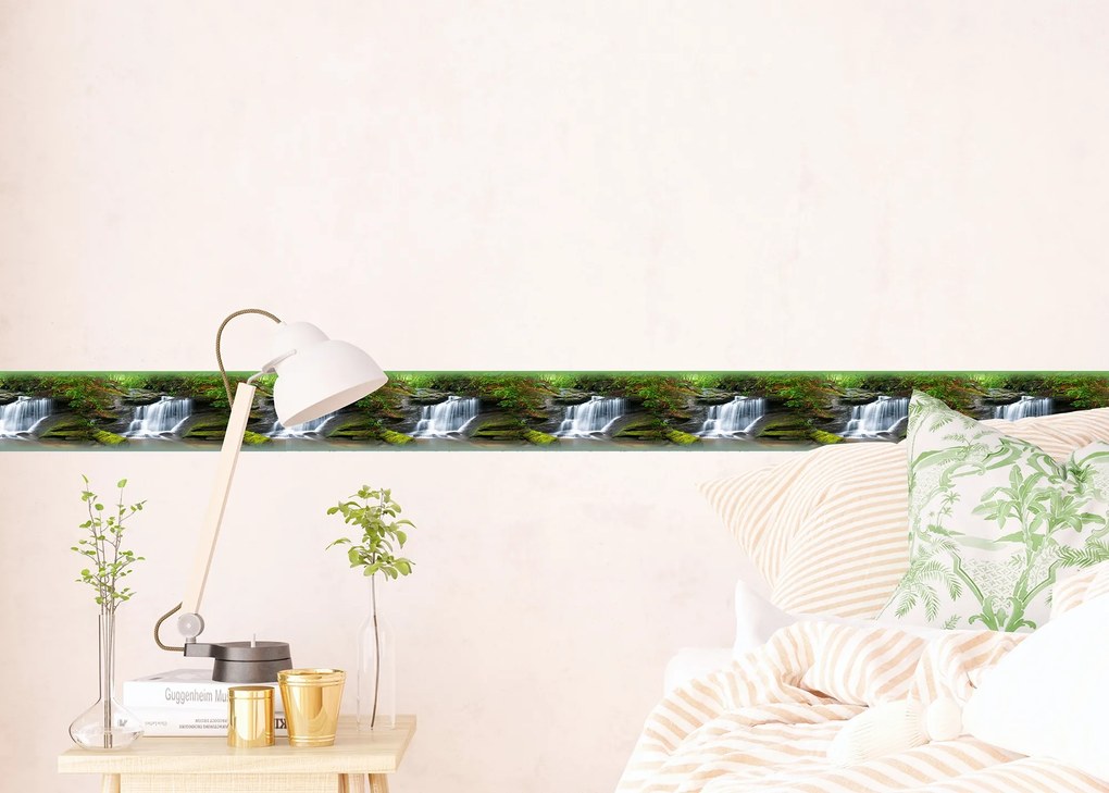 Samolepící bordura na zeď Vodopád | 5 m x 13.8 cm | DWB8206