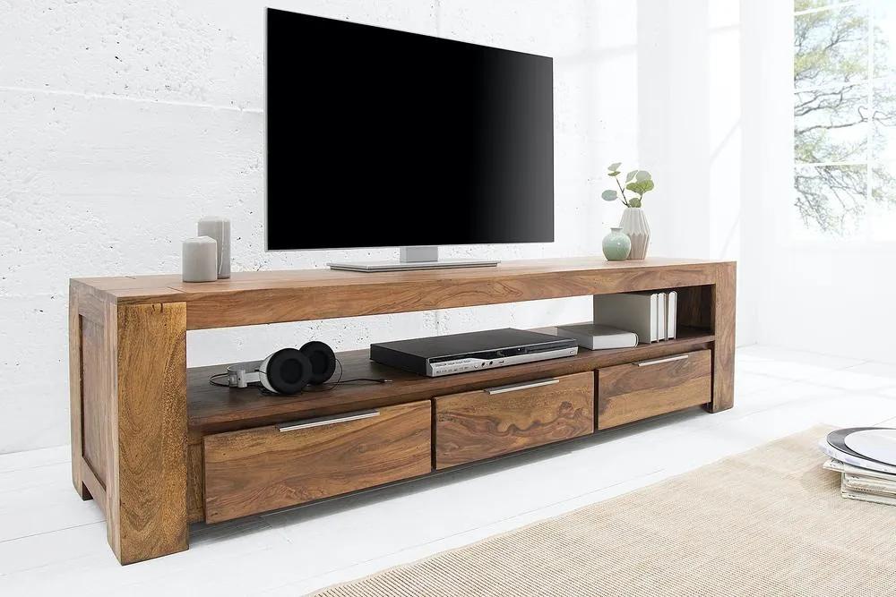 Luxusní TV stolek Timber masiv 170 cm