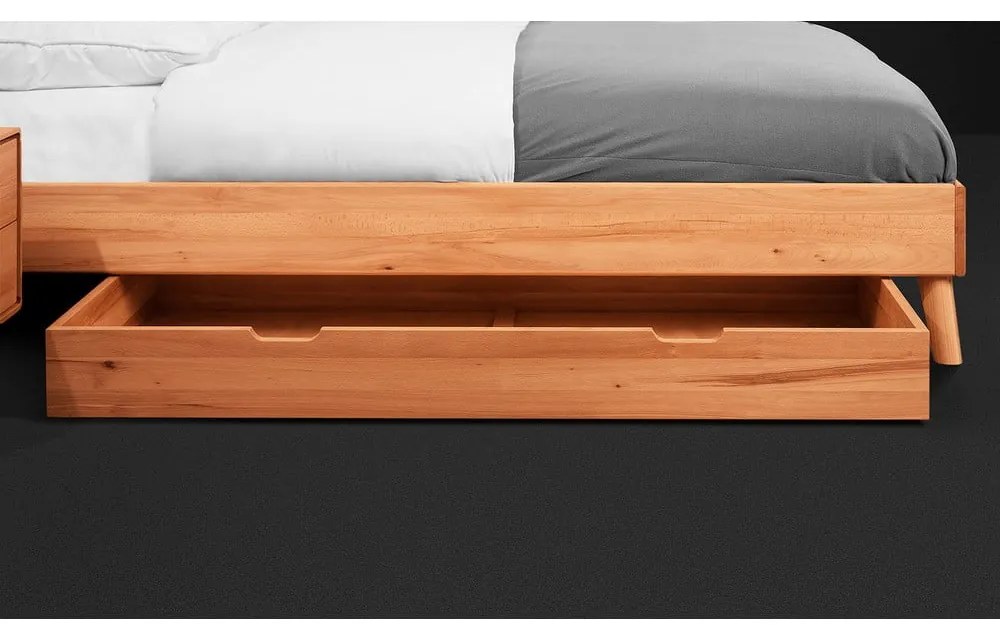 Dvoulůžková postel z bukového dřeva 160x200 cm Greg 1 - The Beds