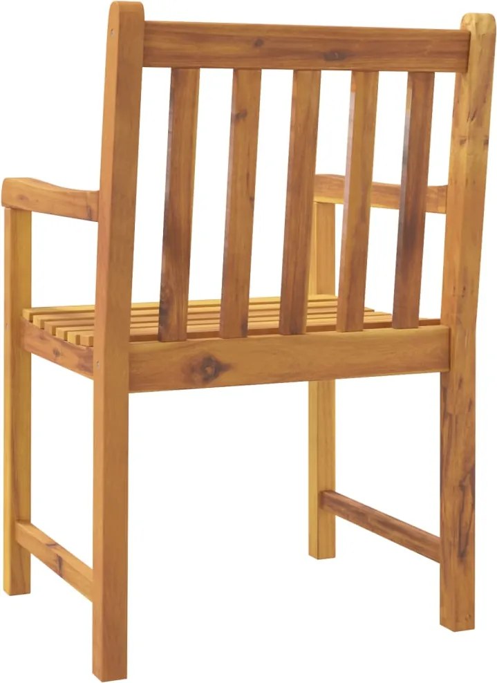 Zahradní židle 6 ks 56 x 55,5 x 90 cm masivní akáciové dřevo 3206273