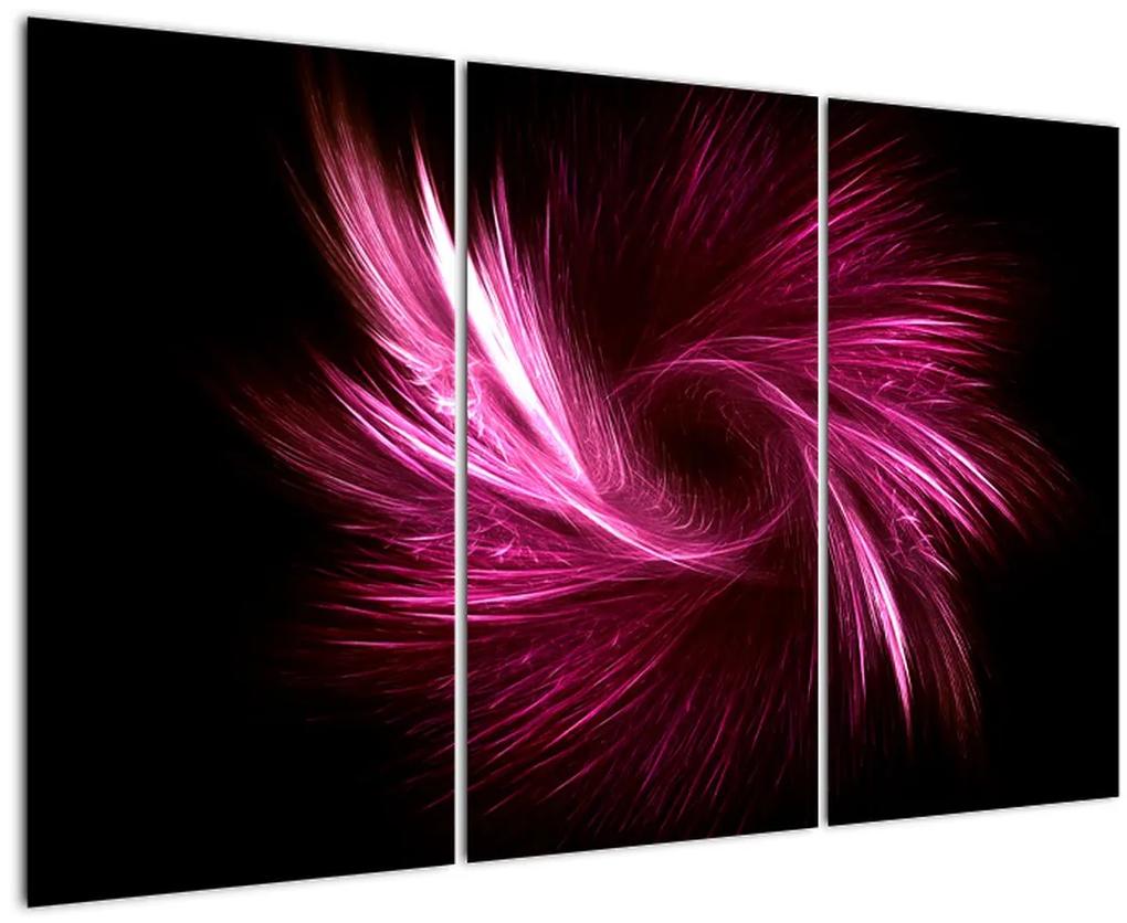 Obraz - růžová abstrakce (120x80 cm), 40 dalších rozměrů
