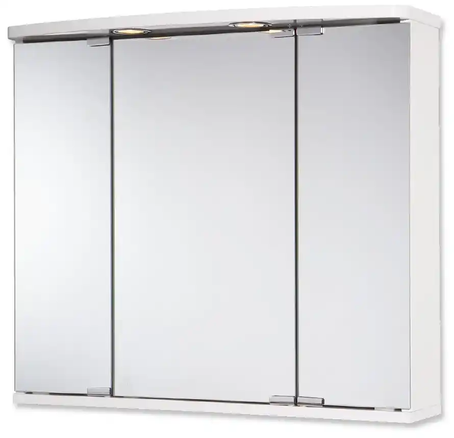 Jokey MDF skříňky DORO LED Zrcadlová skříňka (galerka) - bílá - š. 67 cm,  v. 60 cm, hl. 22 cm 111913520-0110 | BIANO