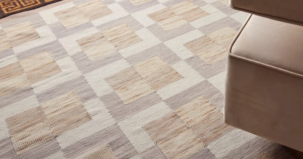 Diamond Carpets India, Ručně vázaný kusový koberec Dante DESP P90 Marble Gold, 300x400, béžová, ložnice