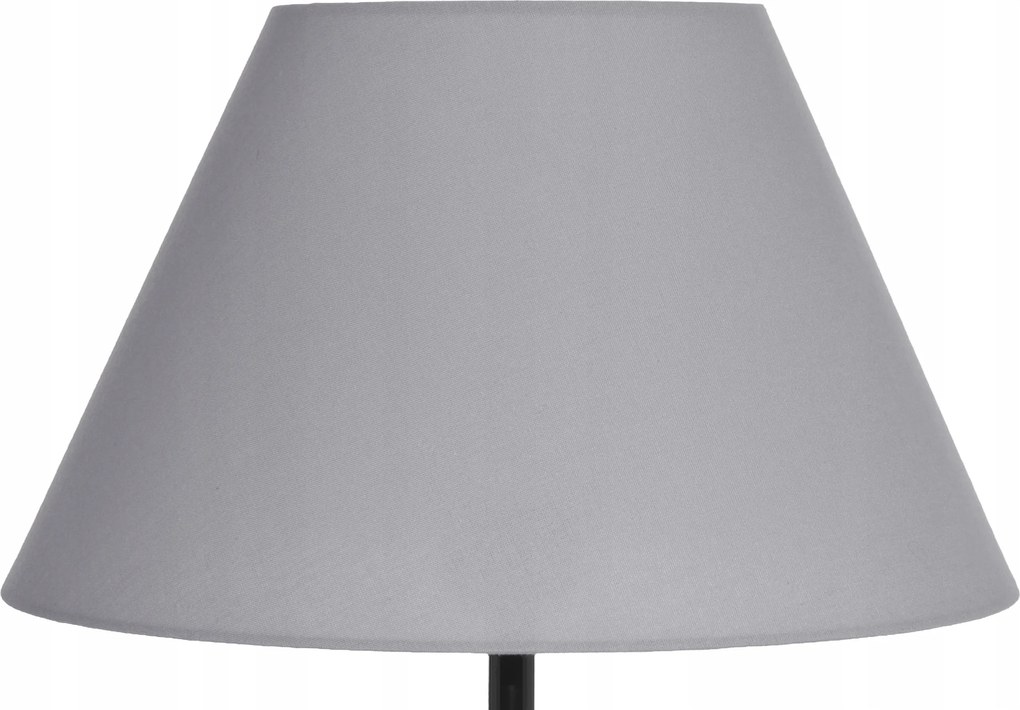 Stínidlo pro lampu Kužel E27 Šedá Špinavá Bavlna 20x40 H22 Mirano