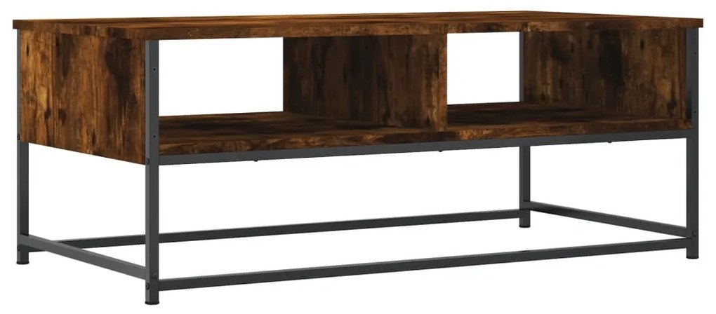 vidaXL Konferenční stolek kouřový dub 100x51x40 cm kompozitní dřevo