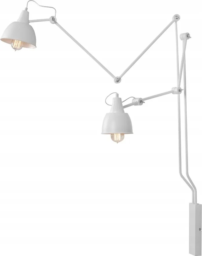 Nástěnná lampa Aida 2 White 814D Aldex