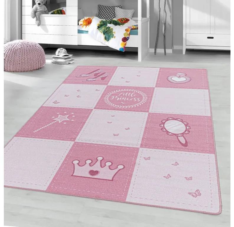 Ayyildiz Dětský kusový koberec PLAY 2905, Růžová Rozměr koberce: 160 x 230 cm