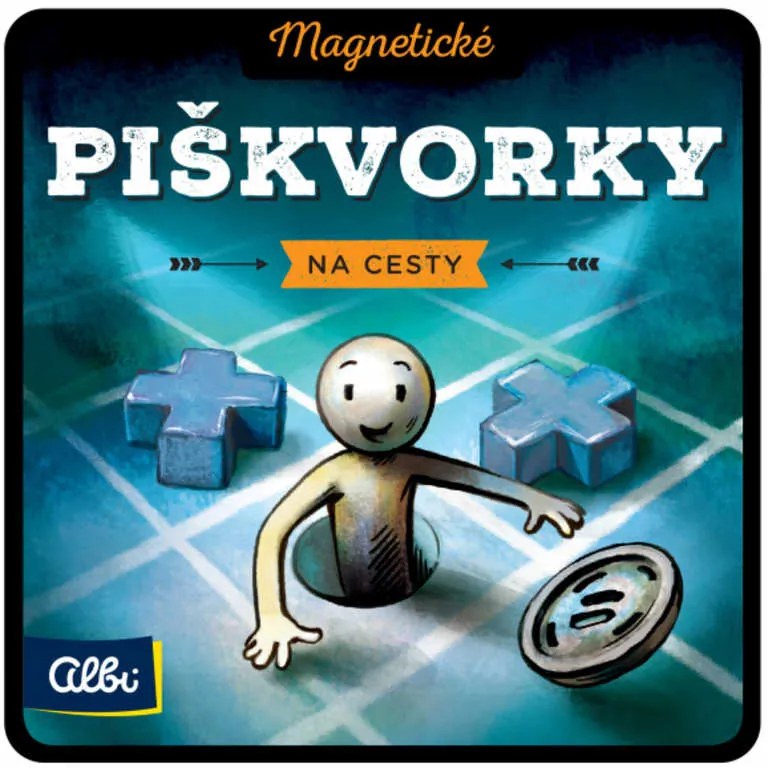 ALBI HRA Piškvorky magnetické na cesty *SPOLEČENSKÉ HRY* alpk030254