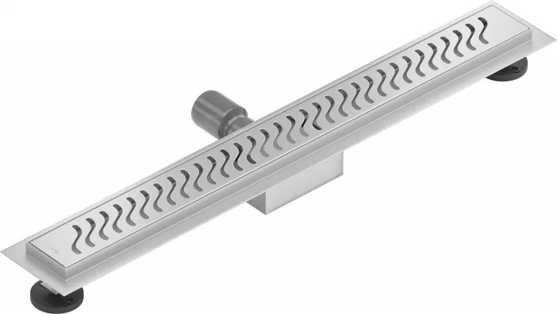 Mexen Flat nerezový sprchový žlab 70 cm vzor M09, 1028070-15
