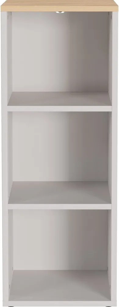 Krémová matná knihovna 45x120x40 cm Lissabon – Germania