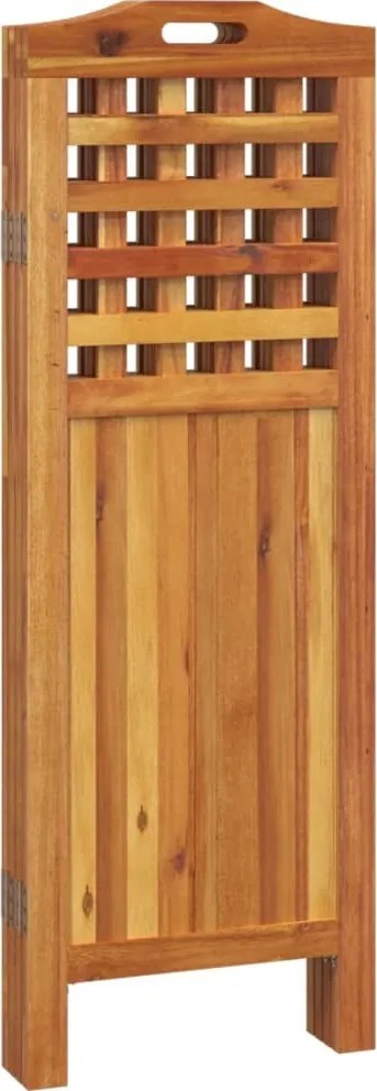 vidaXL 4dílný paraván 162 x 2 x 115 cm masivní akáciové dřevo [318548]
