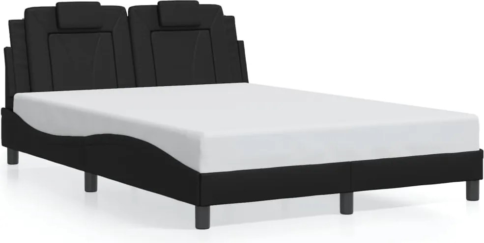 Rám postele Viana s LED bez matrace černý 120 x 200 cm 3214008
