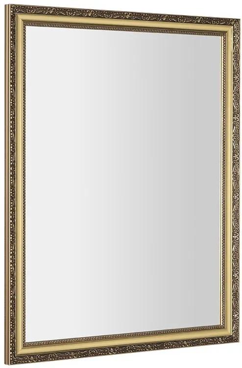 BOHEMIA zrcadlo v dřevěném rámu 686x886mm, zlatá