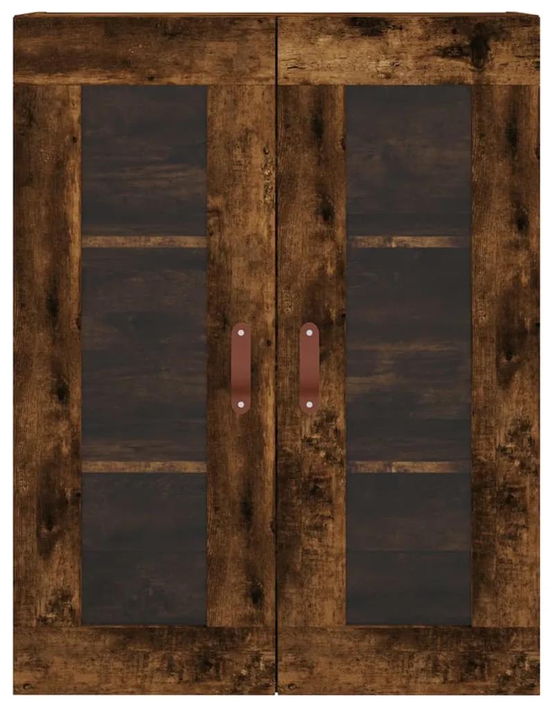 Skříň highboard kouřový dub 69,5 x 34 x 180 cm kompozitní dřevo,  3198638
