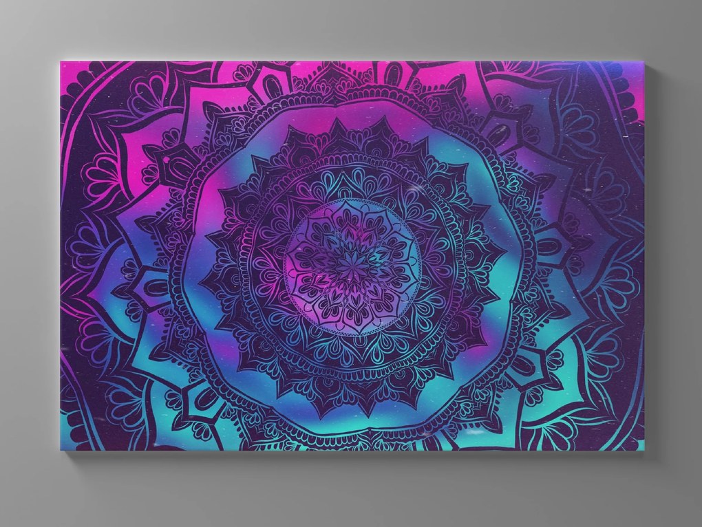 Obraz barevná magická mandala Rozměr: 120 x 80 cm