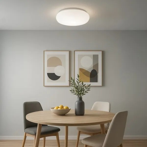 Stropní svítidlo PULSO 3xE27/15W/230V pr. 42 cm bílá