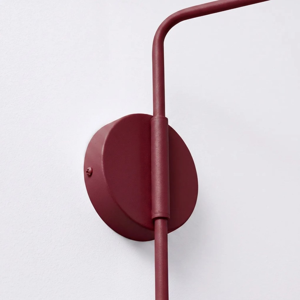 Sollux Lighting Nástěnné svítidlo NOX bordó