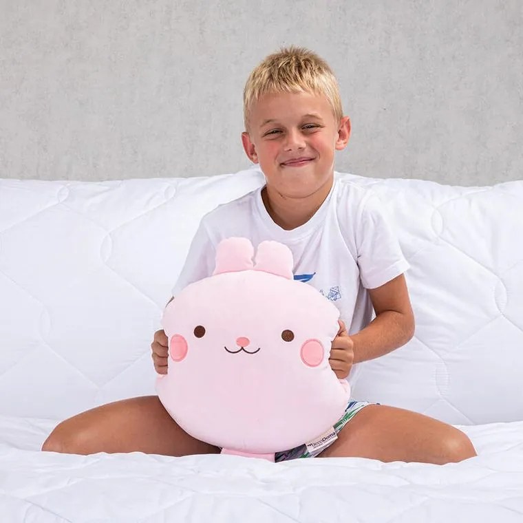 Dětský tvarovatelný squish polštářek KRÁLÍČEK 40 cm