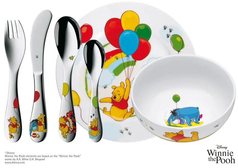 Dětský jídelní set WMF Medvídek Pú ©Disney 6 ks 1283509964