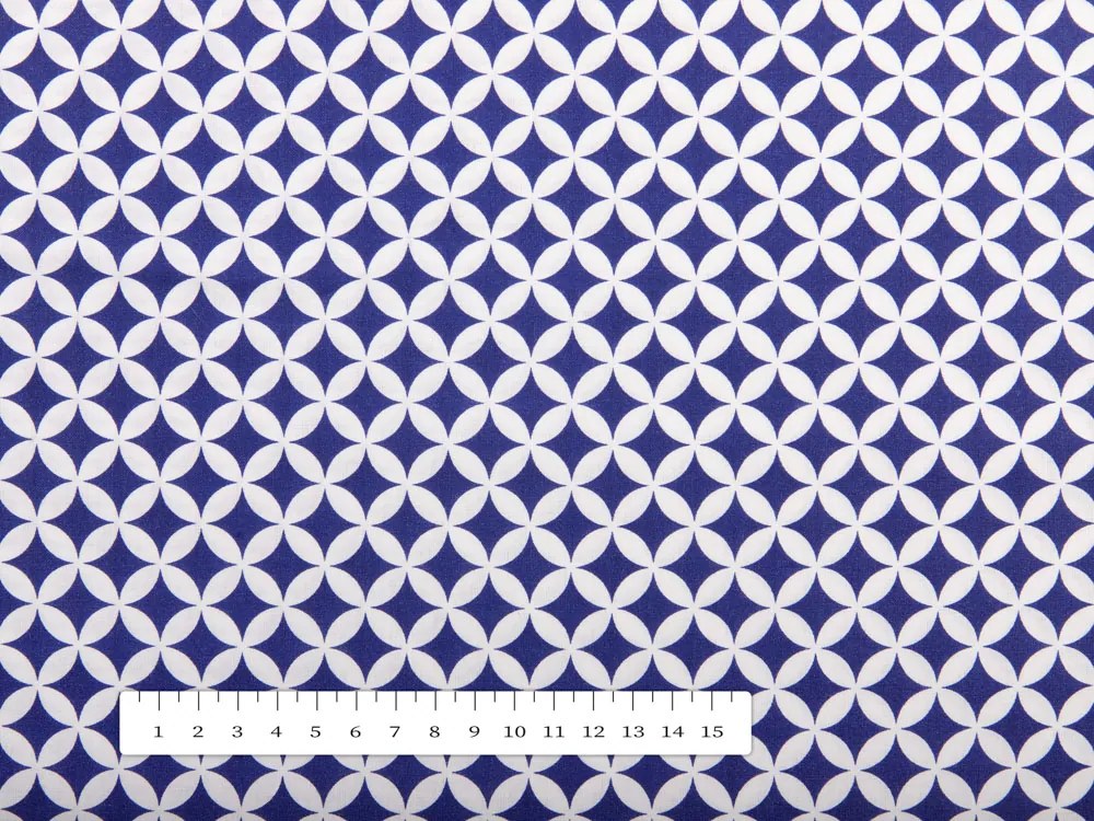 Biante Bavlněný čtvercový ubrus Sandra SA-241 Tmavě modré Maroko 50x50 cm