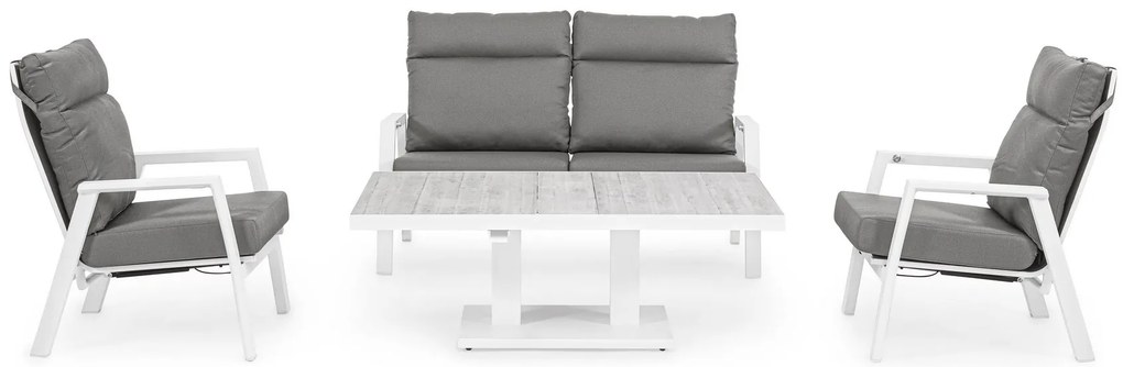 BIZZOTTO Zahradní stůl TRUMAN 140x85 cm bílý 0663342