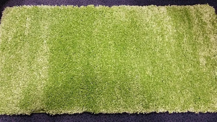 SHAGGY koberec vysoký vlas zelený 70/140