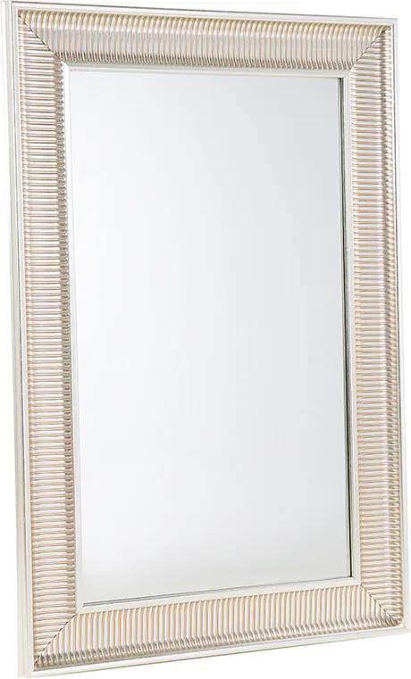 Nástěnné zrcadlo v zlaté a stříbrné 60x90 cm - CASSIS