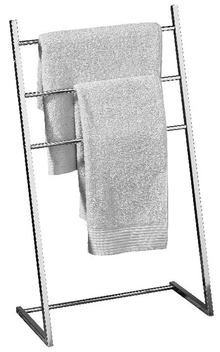 Stojan na ručníky z pochromované oceli ve stříbrné barvě – Premier Housewares