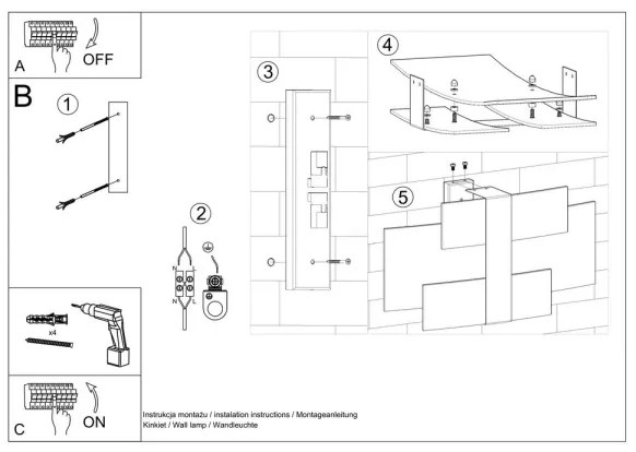 Sollux SL.0350 - Nástěnné svítidlo CELIA 2xG9/40W/230V chrom/bílá