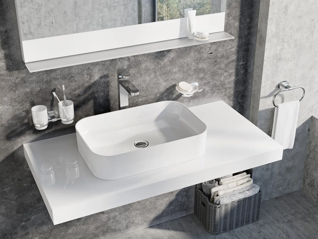 Ravak Ceramic 550 SLIM R 55 x 37 cm XJX01155002 umyvadlo