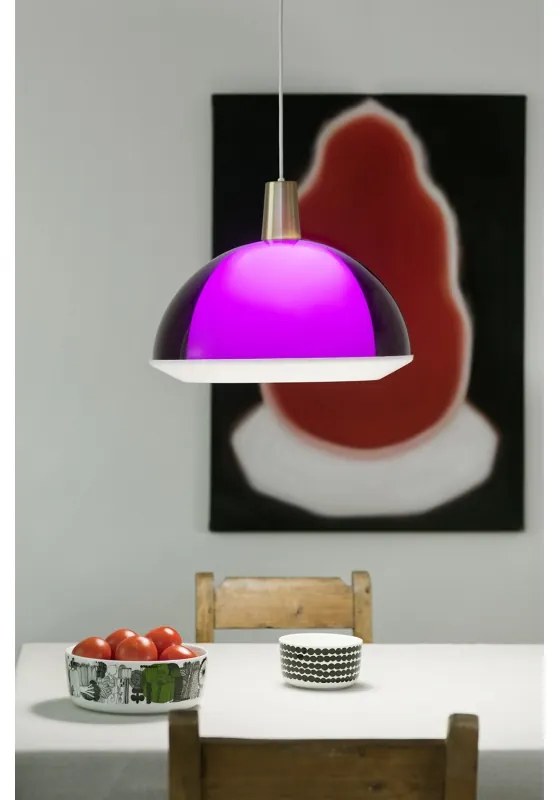 Závěsná lampa Kuplat 400, fialová