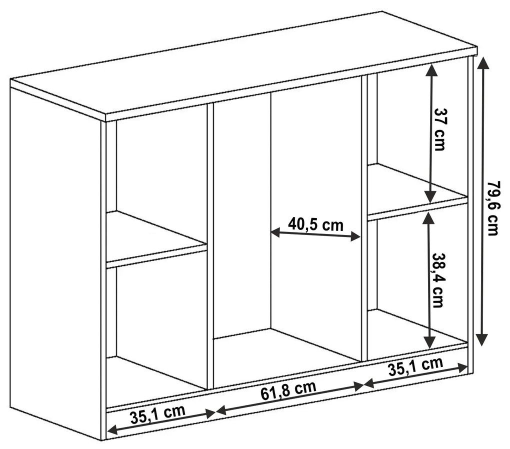 Kondela Komoda, dub lefkas, TEDY TYP T6