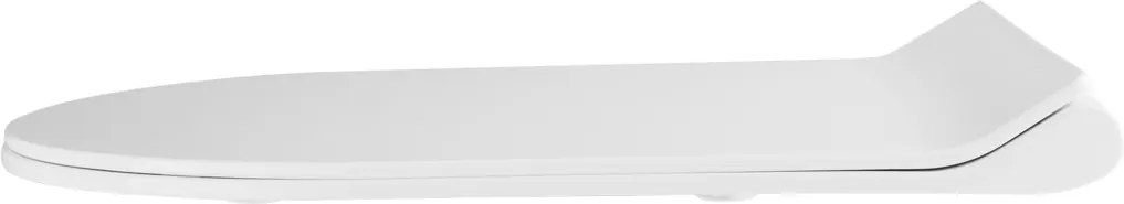 Gamma D8, WC sedátko 470x365 mm, polypropylen, SoftClose, EasyClean, bílá lesklá, GMA-D8