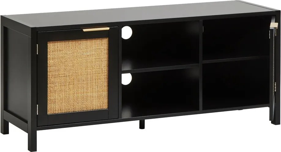 Černý TV stolek 120x52x38 cm Sherman – Premier Housewares