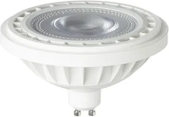 LED ES111 bílá 230V LED GU10 12W 45° 3000K