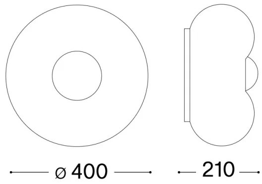 Ideal Lux - LED Stropní svítidlo ARIZONA 3xGX53/9W/230V pr. 40 cm bílá