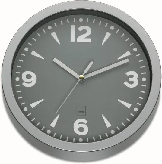 KELA Nástěnné hodiny FLORENZ 20 cm šedá KL-22736