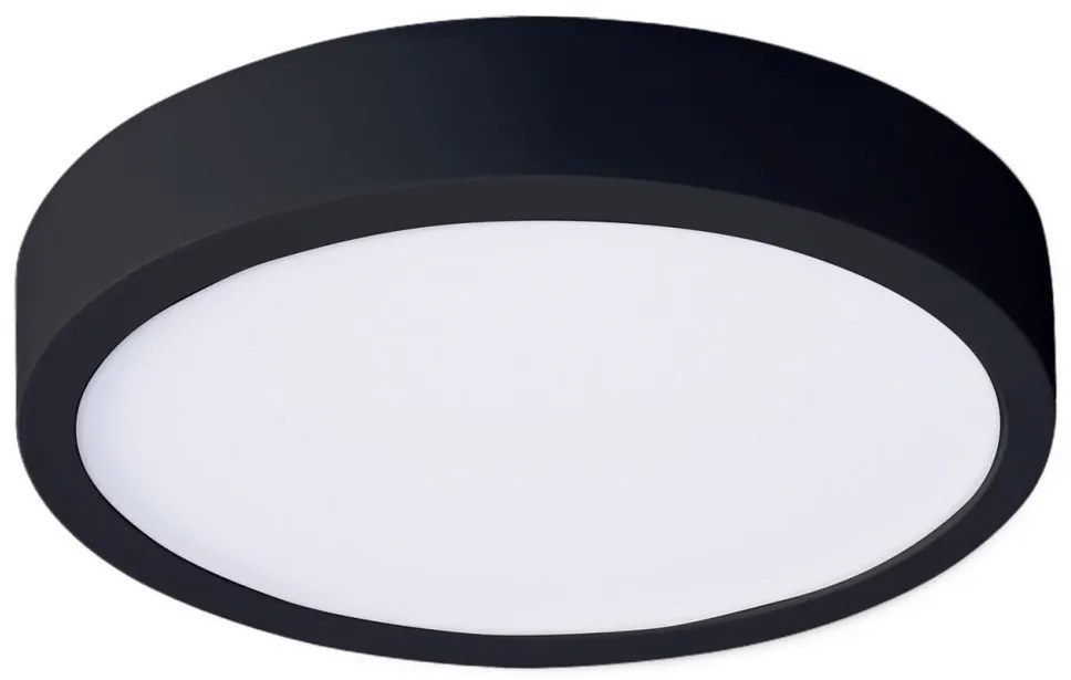 Solight WD174-B - LED Stropní svítidlo LED/24W/230V 3000/4000/6000K černá kulatý