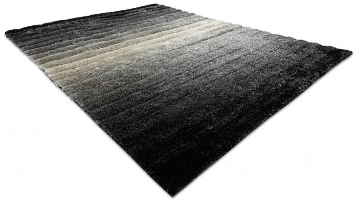Dywany Łuszczów, Kusový koberec Flim 007-B6 Stripes grey, 160x220, šedá, ložnice