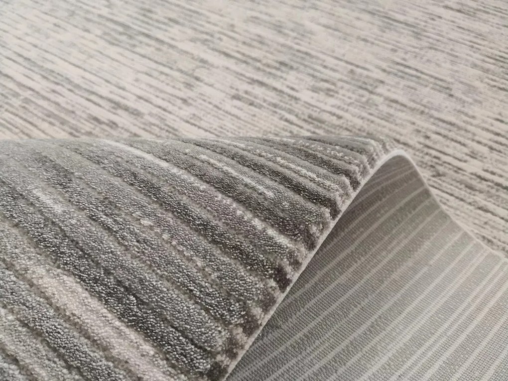 Berfin Dywany, Kusový koberec Vals 8001 Grey, 200x290, šedá, kancelář