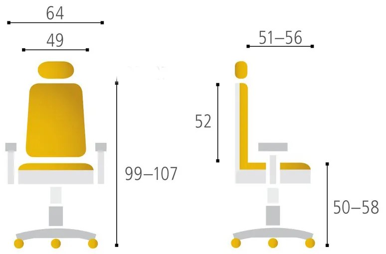 Office Pro Kancelářská židle Dike BP Barva potahu: DK13 červená