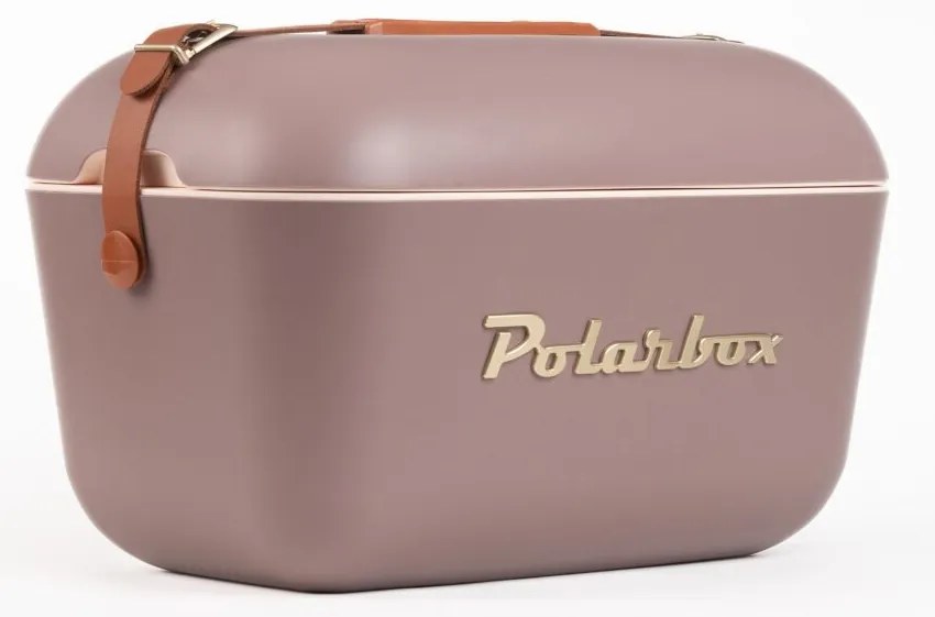 Polarbox Chladicí box Classic Gold 12 l, hnědá PLB12/MAUVE/GOLD