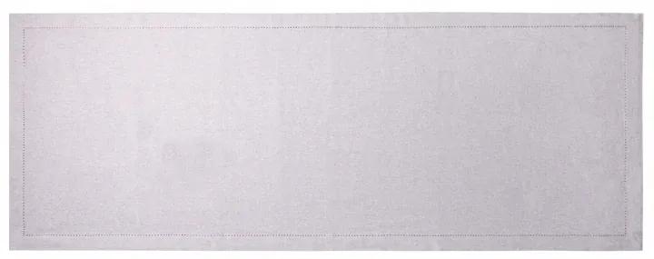 Světle šedý bavlněný běhoun na stůl 50 x 140 cm - Basic Ambiente (596403)